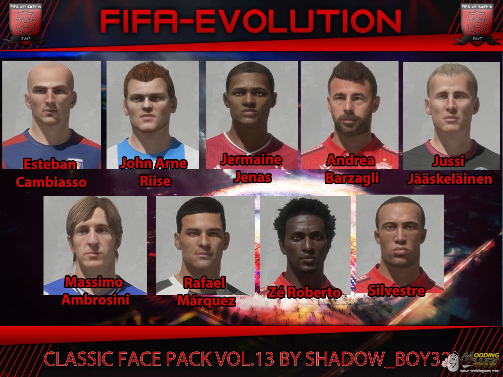 Classic converted face pack vol. 13 by shadow_boy32 (www.shadowboy32 ...